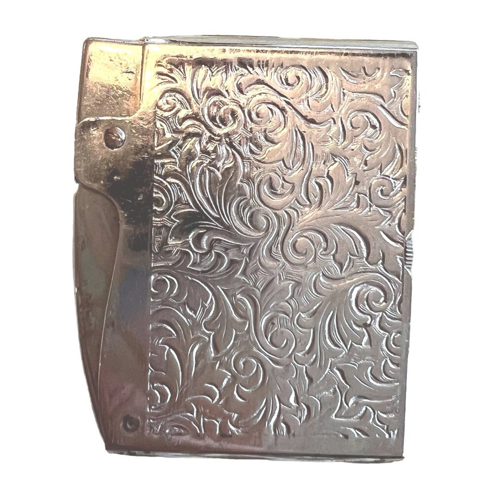 Vintage Royal Star Japan "Very Thin" Lighter Silver T… - Gem